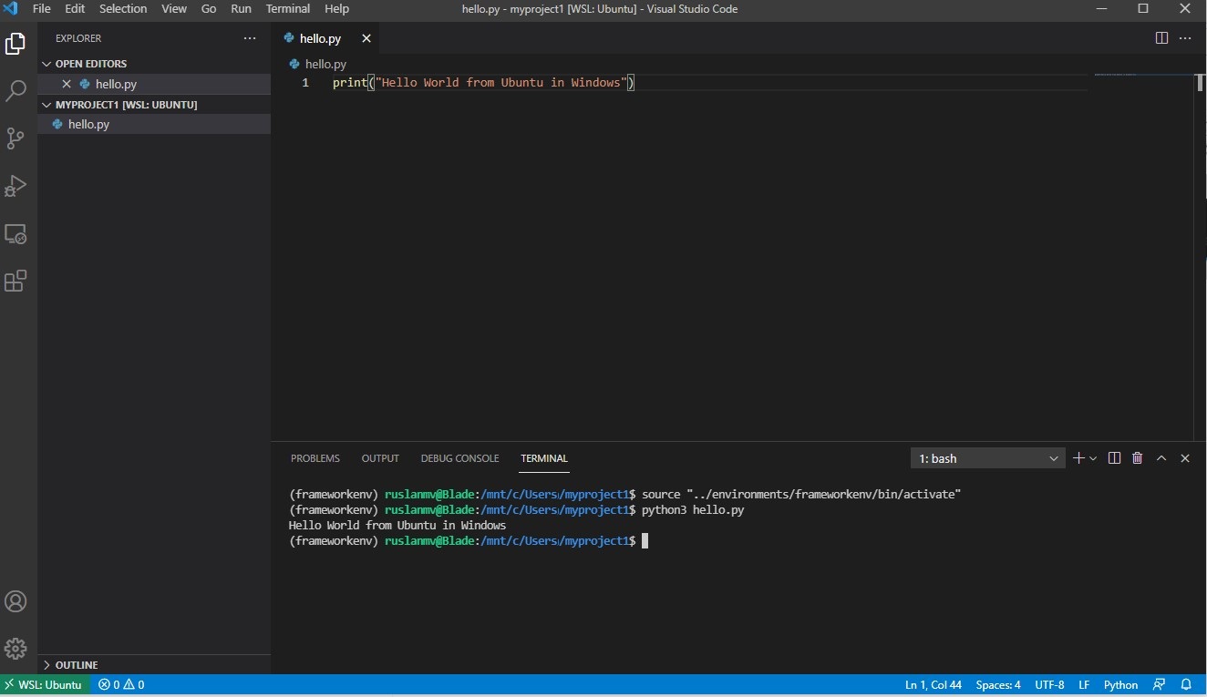 How to install Python 3 in Windows Subsystem with Ubuntu - Ruslan Magana Vsevolodovna